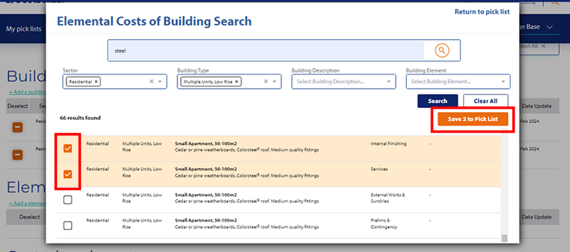 How to use the Pick List