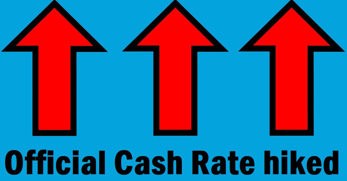 Reserve Bank has raised the Official Cash Rate to a level not seen ...